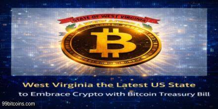 Another US State Backs Bitcoin as West Virginia Pushes Crypto Treasury Bill
