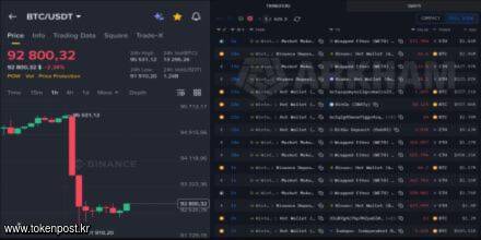 [토큰분석] 비트코인 95K→91K 급락… “악재는 명분, 고래들 ‘유동성 사냥’ 의혹”