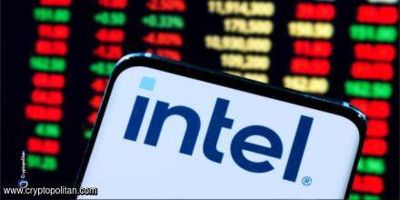 Intel's stock dropped 6% after weak Q1 revenue and profit forecast.