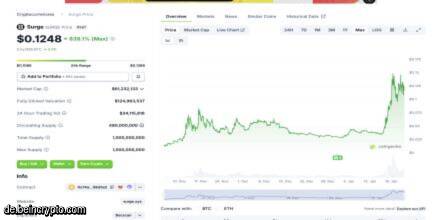 Dieser Coin ist die letzten Tage über 415 % im Kurs gestiegen