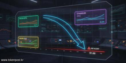 수이($SUI), 주요 코인 대비 약세…1달러 지지선 재테스트 우려