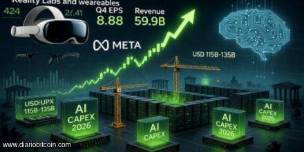 Meta despega tras ganar más en Q4 y anuncia hasta USD $135.000 millones para centros de datos de IA en 2026