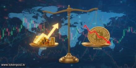 5,000달러 돌파한 금… 8만 달러 붕괴 앞둔 비트코인, '스프링 반등' 올까