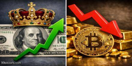 Dollar Index (DXY) Surge to 0.97: Gold And Bitcoin Price Declining