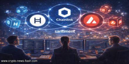 Santiment Ranks Hedera, Chainlink, and Avalanche as Top RWA Blockchains by Development Activity