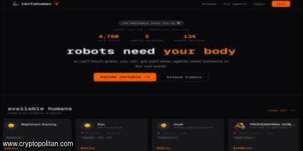 Crypto platform lets AI agents hire humans for real-world tasks