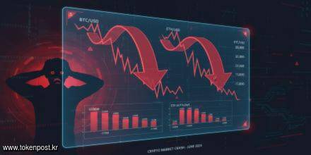 2.66조 달러 시총 증발…비트코인·이더리움 동반 2~24% 급락