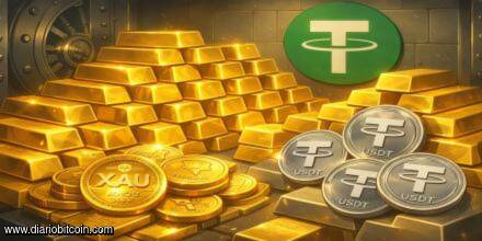 Tether supera a naciones soberanas en acumulación de oro con más de USD $23.000 millones