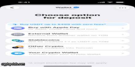 Wallet in Telegram Launches Cross Chain Deposits in Self Custodial TON Wallet