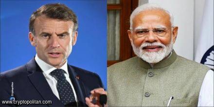 French President Macron meets with Indian Prime Minister Modi to establish a new strategic alliance between the nations