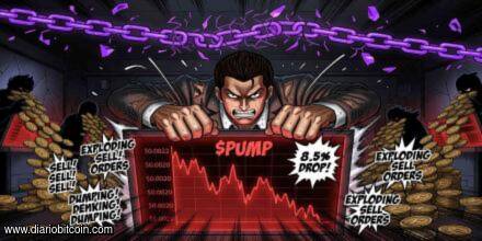 Pump.fun ($PUMP) cae 8,5% por ventas del equipo de 543 millones de tokens