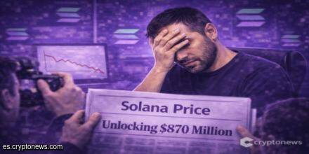 Solana se enfrenta a un desbloqueo de tokens de 870 millones de dólares: ¿qué significa esto para el precio de SOL?