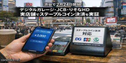 ステーブルコイン決済、渋谷の実店舗で実証へ。 国内導入に向けた実用段階の一歩となるか