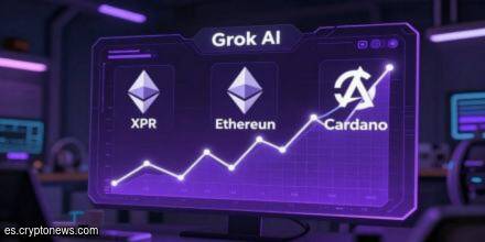 Grok IA predice precios de XRP, Cardano y Ethereum para 2026