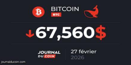 Une purge finale sous 40 000 $ pour BTC ? Bitcoin 27 février