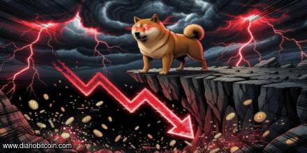 Dogecoin cae 9,48% en 24 horas ante volumen decreciente