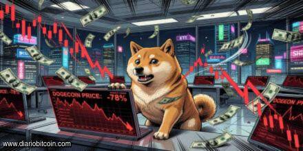 Dogecoin cae 2,79% ante volumen elevado (03/03/2026)