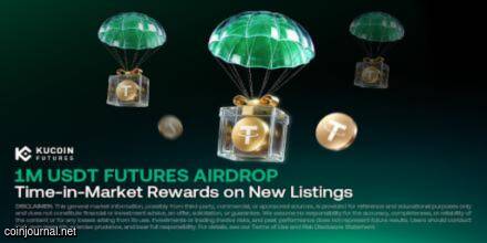 KuCoin launches $1M futures airdrop to reward traders holding new listings