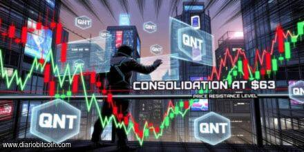 Quant (QNT) consolida por debajo de SMA-7 en USD $63,32