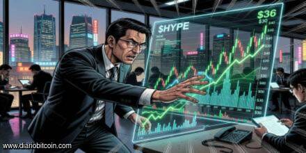 Hyperliquid ($HYPE) sube 1,41% y se acerca a SMA-7 en USD $36,56