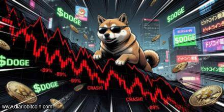 Dogecoin cae 1% en 24 horas ante volumen menguante
